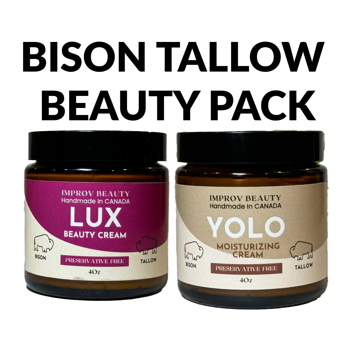 Bison Tallow Beauty Bundle LUX and YOLO – Yanasa Trading Company